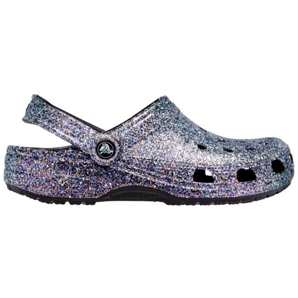 CROCS | Shoes | Crocs Classic Clog Glitter Black Multi 259420c4 Mens ...